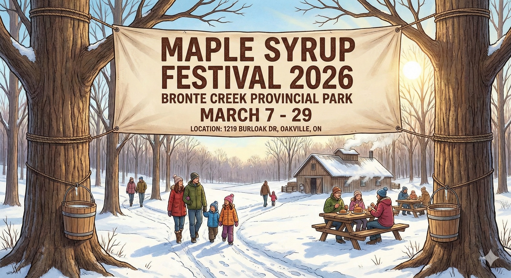 Maple Syrup Festival 2026 at Bronte Creek Provincial Park - Ontario ...